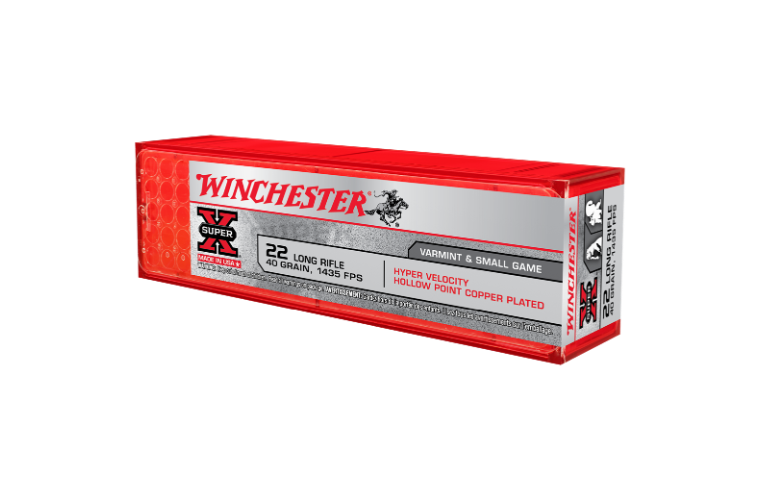 Winchester Super X Hyper Velocity 22LR 40gr HPCP – Hayes & Co